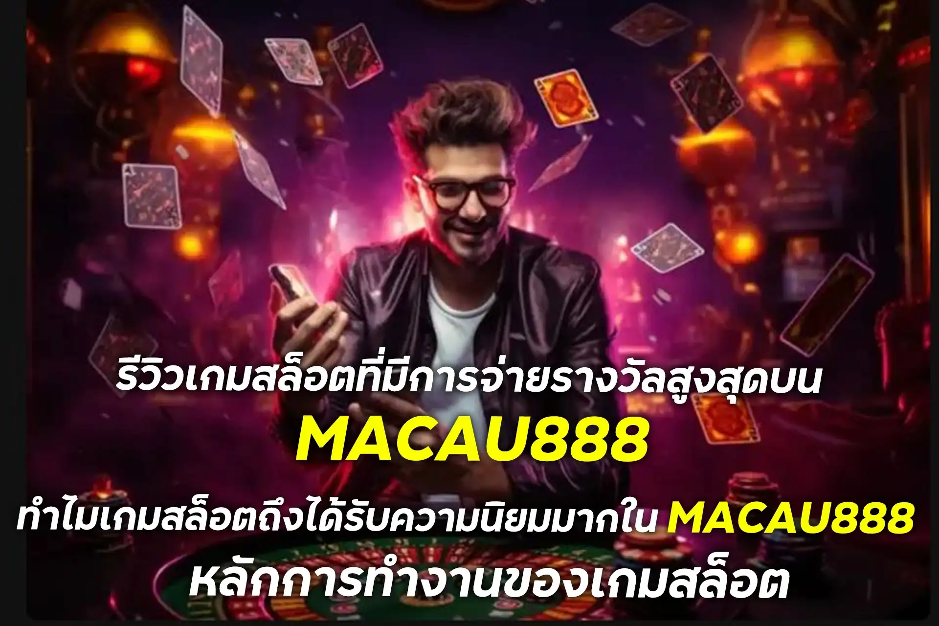 รีวิวเกมสล็อตที่มีการจ่ายรางวัลสูงสุดบน MACAU888